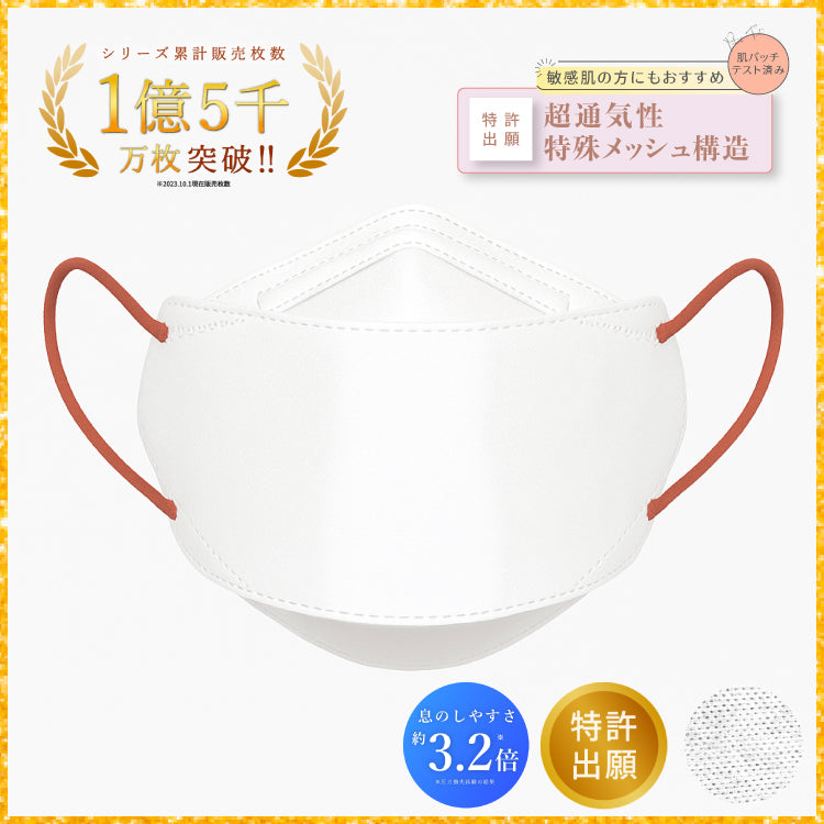 Victorian Mask - ホワイト × アンティークローズ | Victorian Mask (ヴィクトリアンマスク) 公式通販